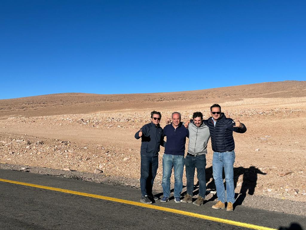 Adionics' team on the field - Adionics