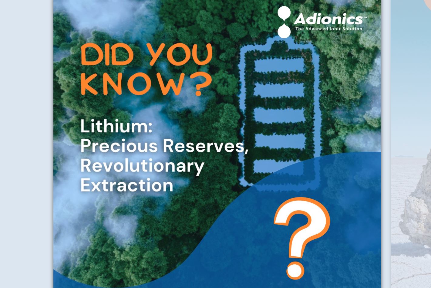 Join us in powering a greener future - Adionics