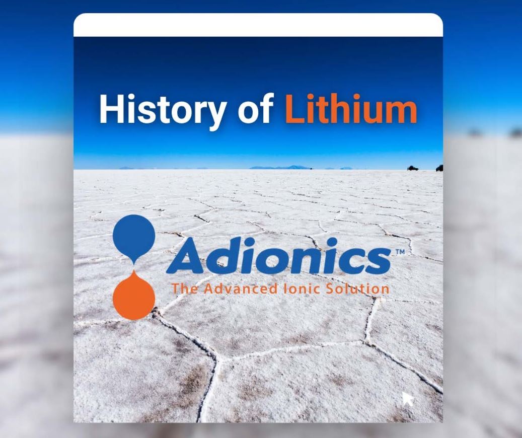 History of Lithium - Adionics